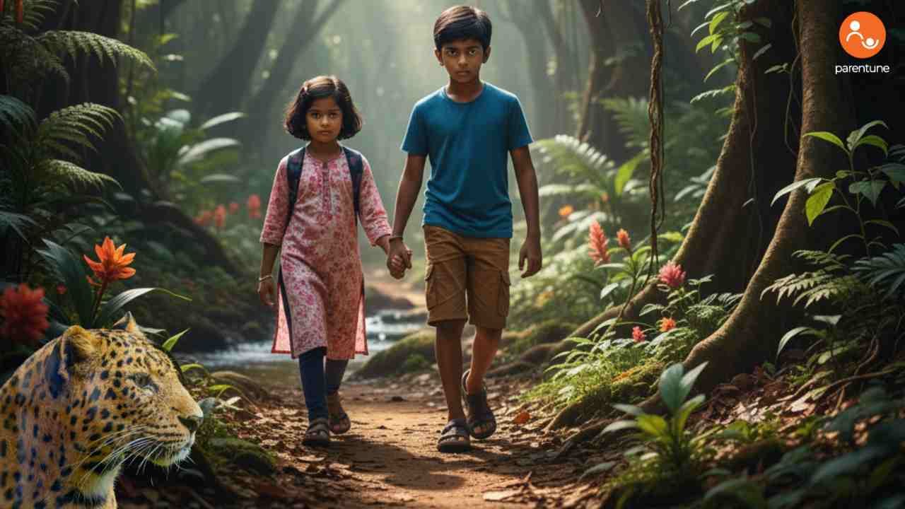 Hero Kid! 11-Year-Old Fights Off Leopard to Save His Little Sister