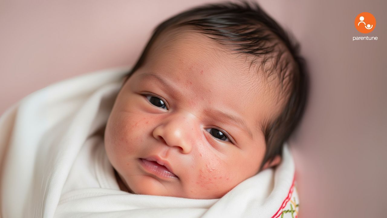 Rash On Newborn’s Face: Causes, Pictures & What Parents Should Know