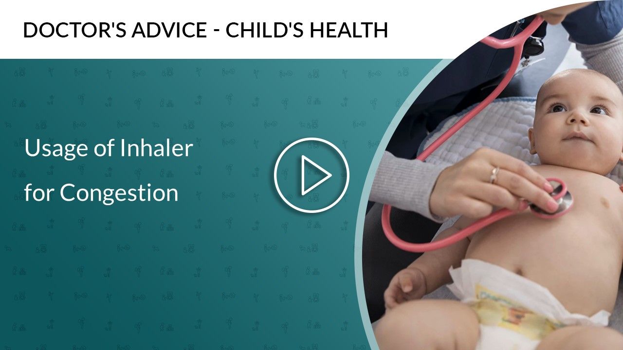 Usage of Inhaler for Congestion